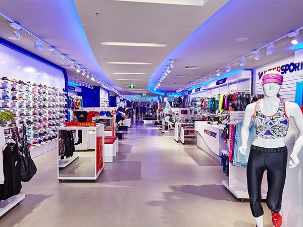 Aglo-designed LED lighting system implemented at Intersport stores ...