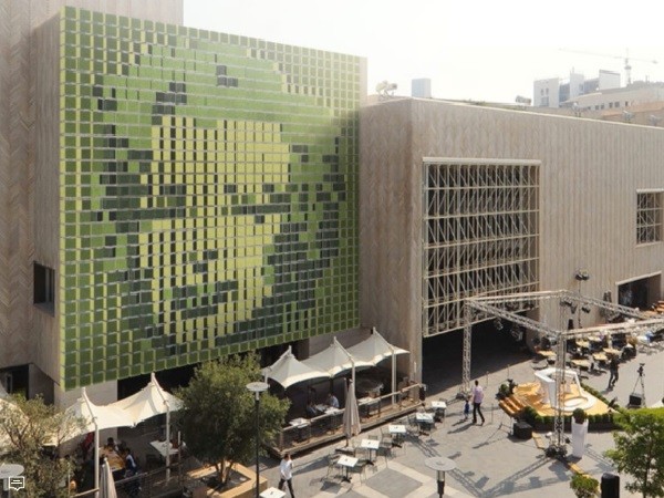 Dynamic green art wall installation launched for building facades ...