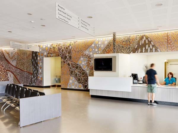 Waringarri artwork printed on VitraPanel to create 33m mural for ...