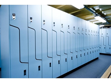 Lockers and Bench Seating from Interloc Lockers | Architecture & Design