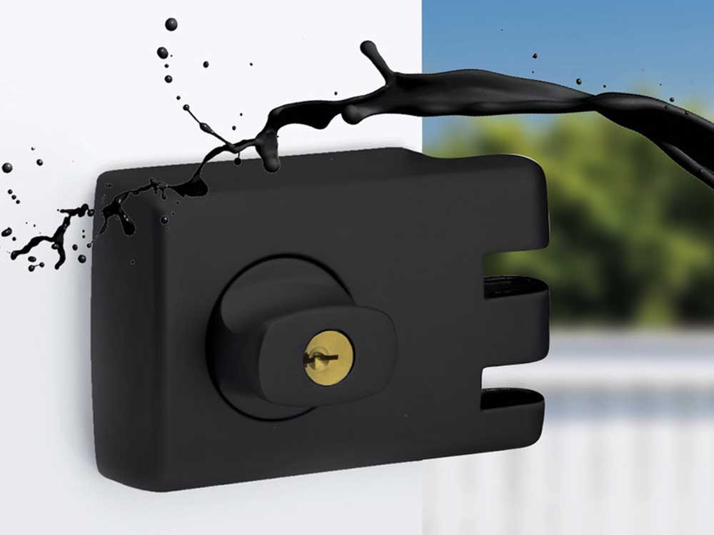 Lockwood 355 deadlocks now available in Matt Black | Architecture & Design