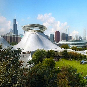 MAD Architects reveal volcano-shaped building design for George Lucas ...