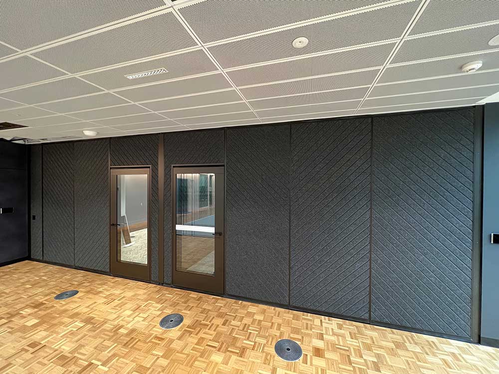 Acoustic operable walls installed in McGrath Nichol’s training areas ...