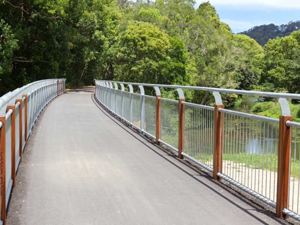 Bridgerail bridge barriers deliver safety to Northern Rivers Rail Trail ...