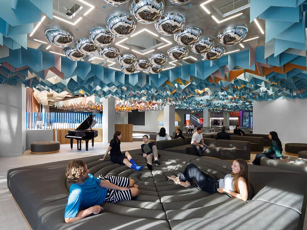 Acoustic solution for multipurpose space meets design vision at Monash ...