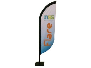 New flare and telescopic flags from National Sign Systems ...