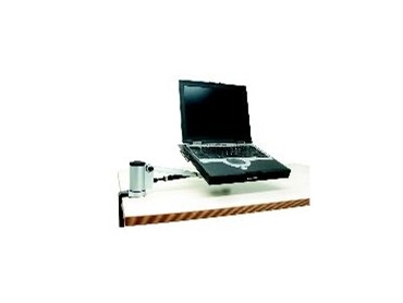 Notebook arm avoids sore neck and headaches | Architecture & Design