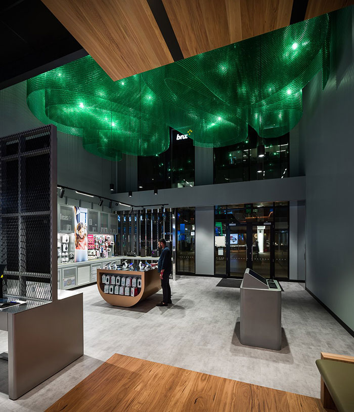 Ceiling feature with Kaynemaile architectural mesh turns heads at One ...