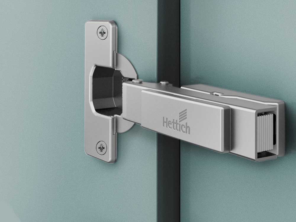 Intermat fast assembly hinges with optional soft close action ...