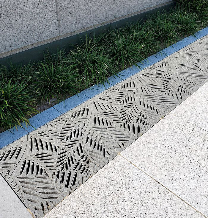 Reinforced stone grates offering versatile application in hardscape ...