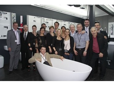 Parisi Bathware display bathroom products at new showroom ...