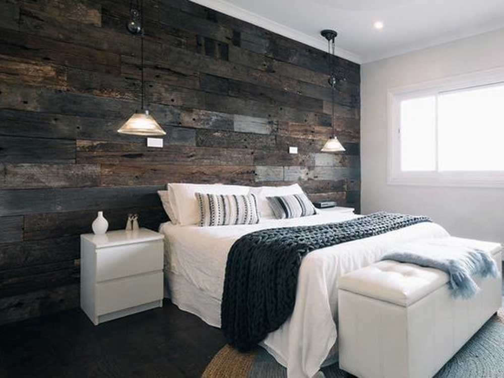 How to DIY your own recycled timber feature wall with stunning results | Architecture & Design