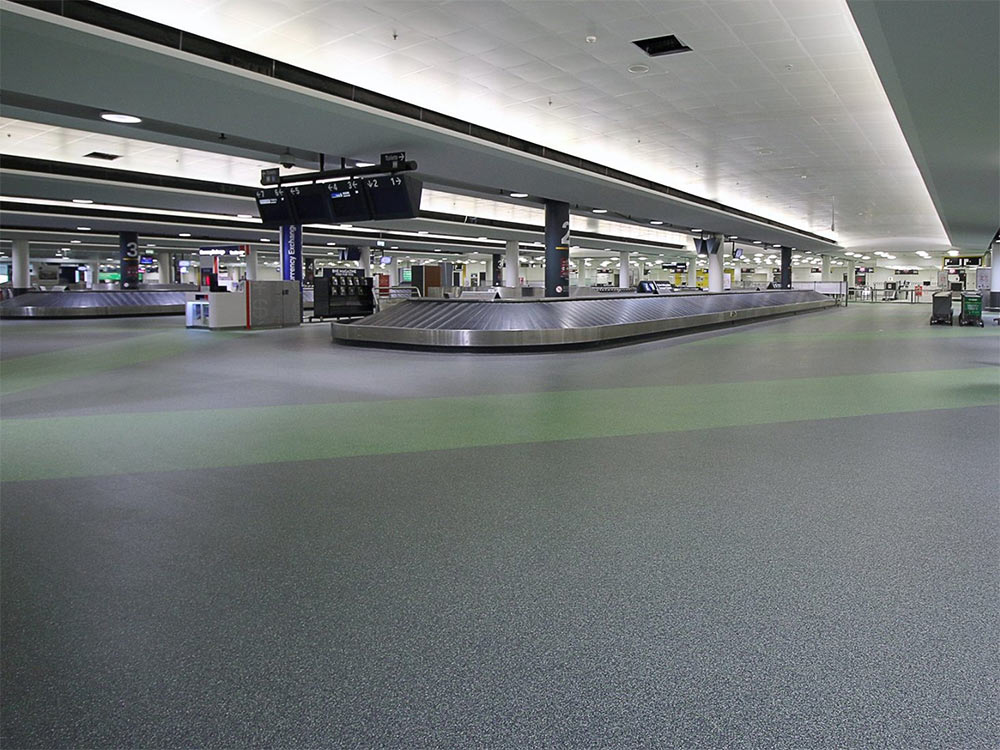 Neoflex Rubber Flooring used in Brisbane International Terminal ...