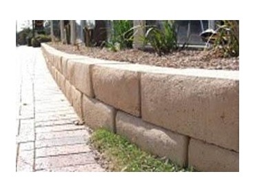 Restaurant Builds Retaining Wall with Bricks and Blocks from ...