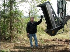RockHound 50HD Excavator flail mulcher from RockHound Attachments ...