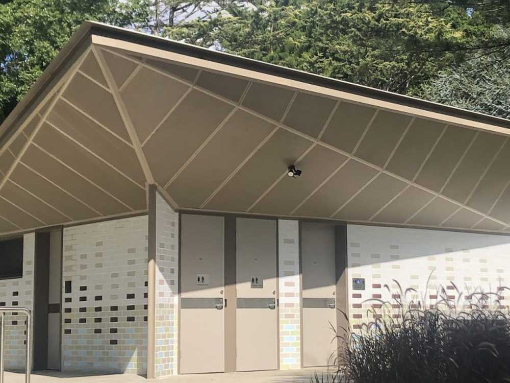 Perforated metal turns Rockdale Park’s amenities block into a stunning ...