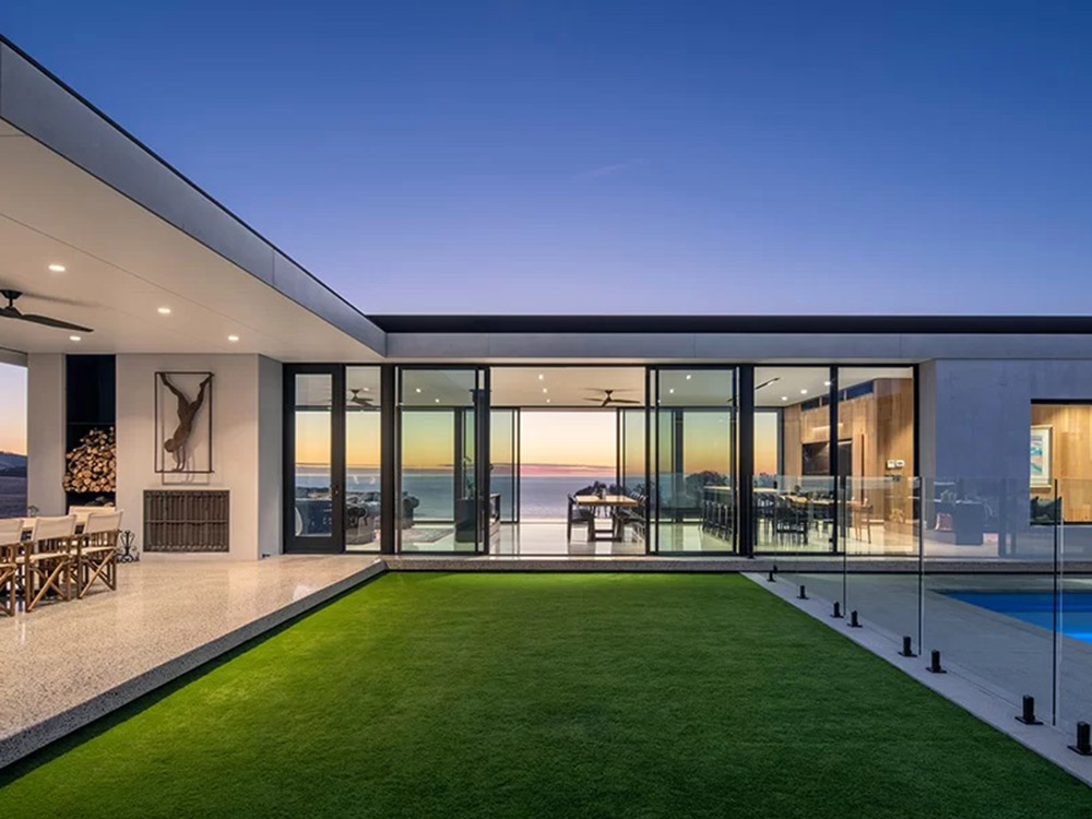 Add a contemporary touch to your living spaces with glass sliding doors ...