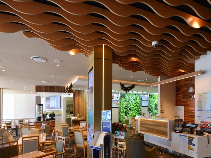 WAVE BLADES: Sculptured features for walls and ceilings | Architecture ...