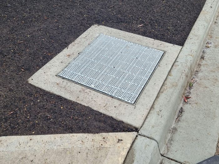 Galvanised steel stormwater grates | Architecture & Design