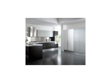 Satin polyurethane and glossy polymeric kitchen cabinets from Cubopac ...