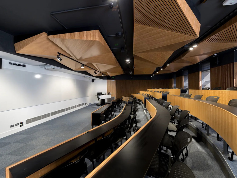 3D acoustic panels create a striking feature at Swanbourne, WA school | Architecture & Design