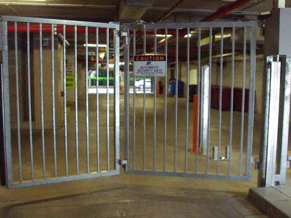 Magnetic trackless speed gates secure emergency services site against ...