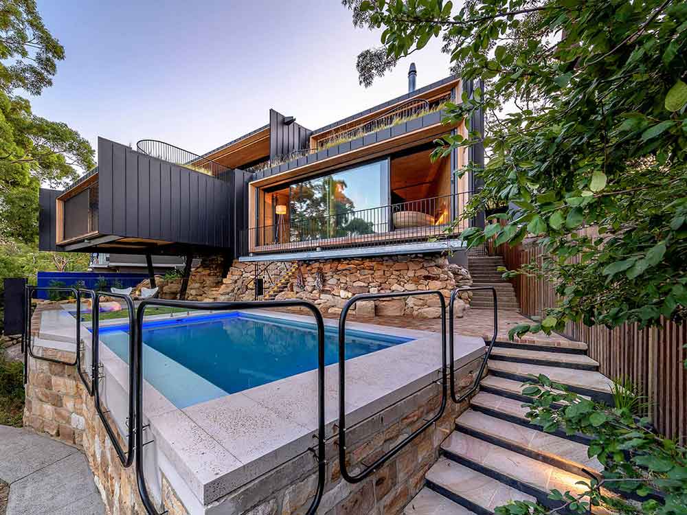 XLAM CLT helps deliver functional design on sloped site at Castlecrag ...