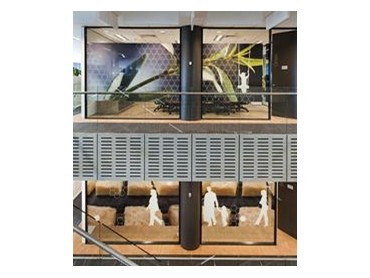 Slotted balustrade panels from Keystone Linings used in Trinity ...