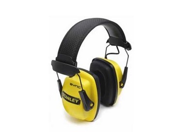 Stanley Sync stereo earmuffs available from Honeywell Safety Products ...