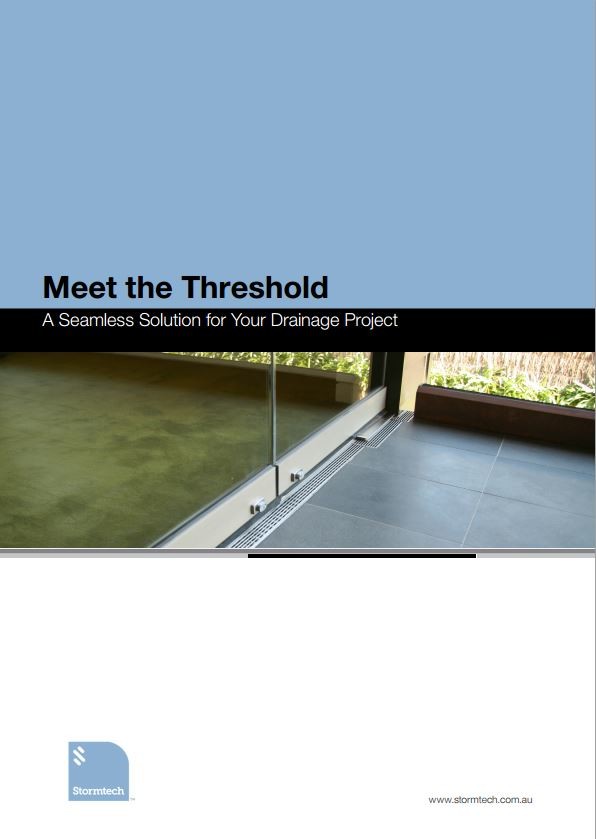 Meet the Threshold: a seamless solution for your drainage project ...