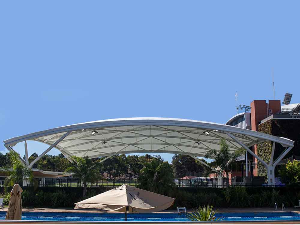 1400m² sunken show court canopy a stunning addition to historic tennis ...