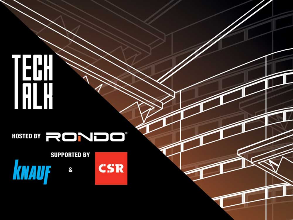 Rondo hosts TechTalk in Brisbane on steel wall and ceiling systems - August 10 | Architecture ...