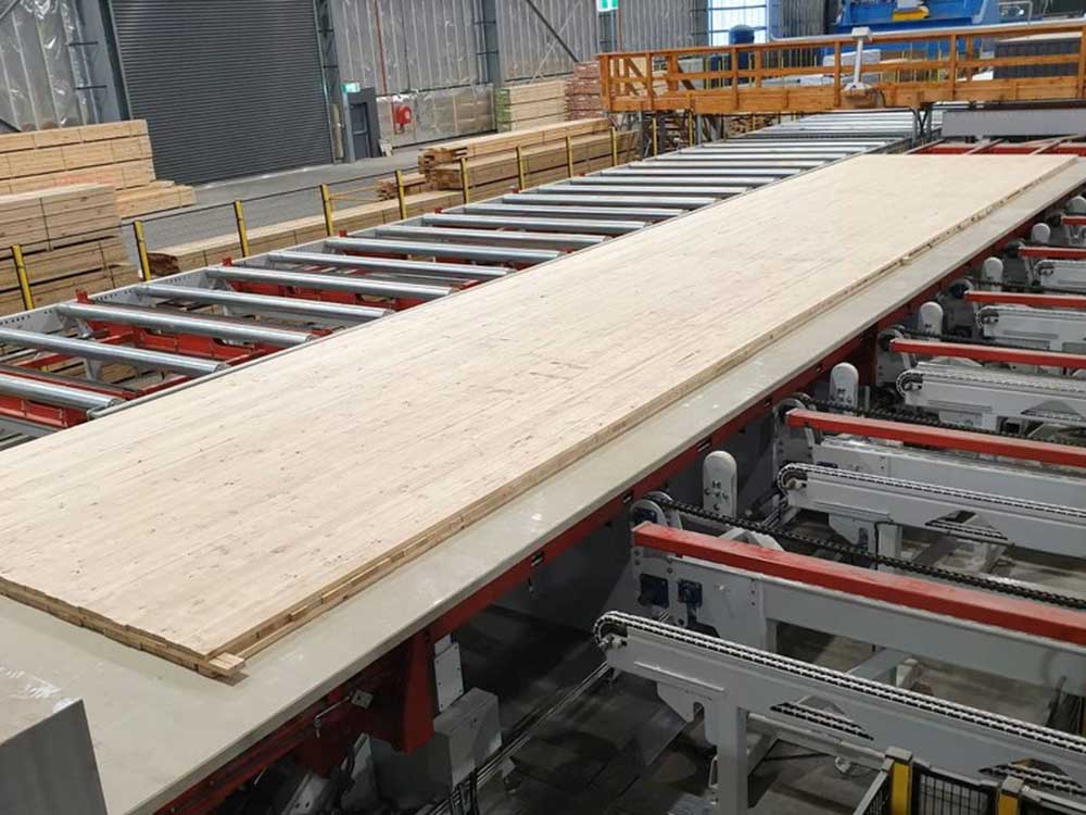 Major milestone at NeXTimber by Timberlink as first CLT panel comes off ...