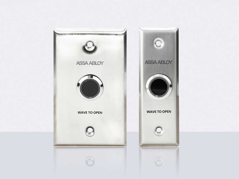 ASSA ABLOY touchless actuator switches providing safe, contactless ...