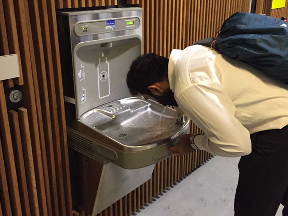Drinking water stations at new campus building support UTS ...