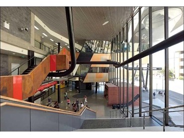 Viridian glass used extensively at the new Central Institute of ...