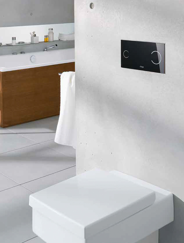 Concealed Cisterns & Flushing Plates from Viega | Architecture & Design