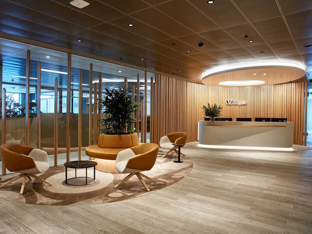 SAS150 ceiling system delivers a homogeneous identity across Westpac ...