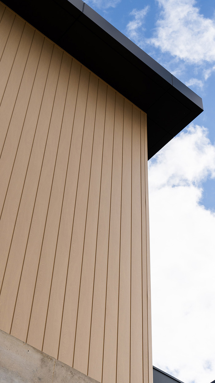 Alteria’s wood-look cladding meets aesthetic and durability goals at ...