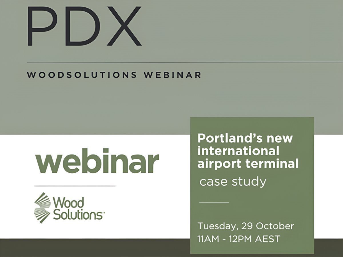 WoodSolutions webinar: Portland’s new international airport terminal ...