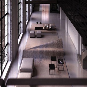 Alessandro Isola transforms a buckled rug into a sculptural seating ...