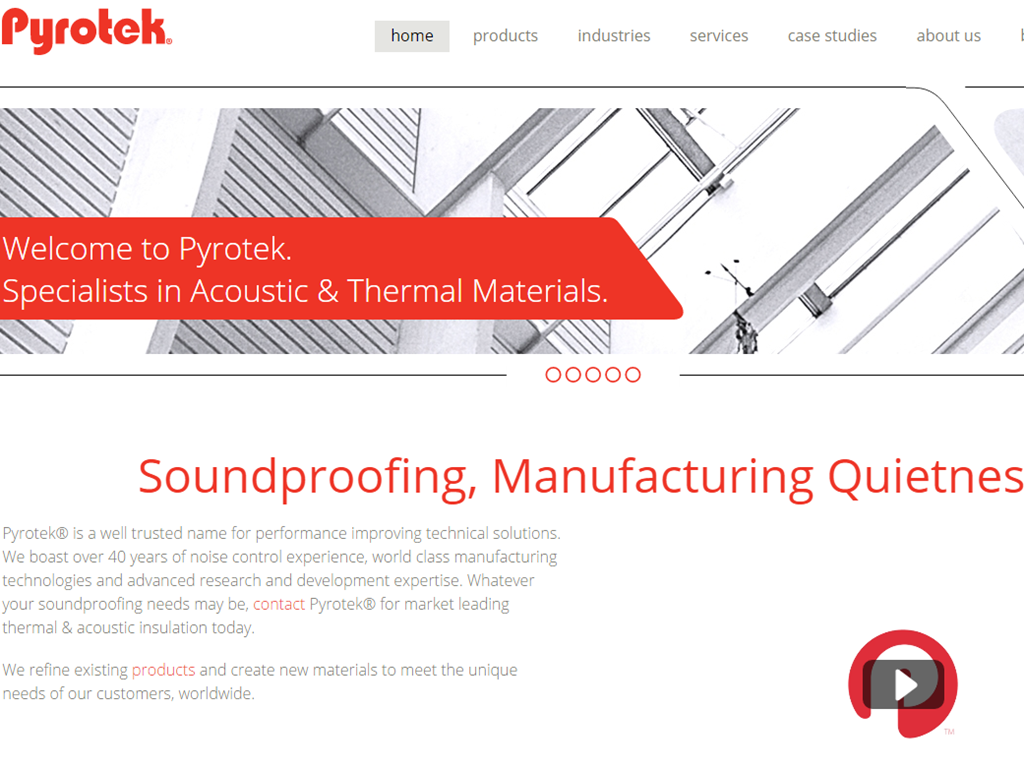 Pyrotek releases new global website | Architecture & Design