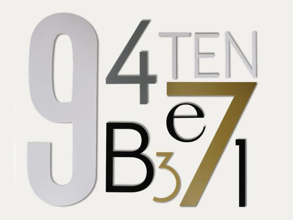 How to customise the look of your house number | Architecture & Design