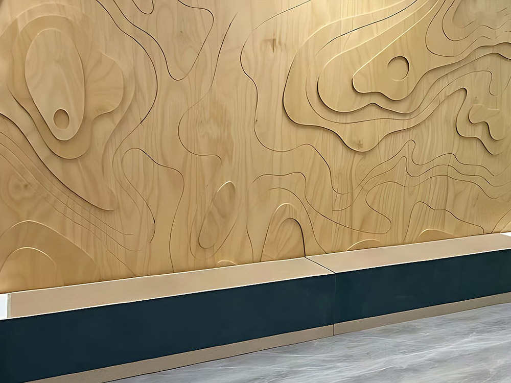 Denison Gas office design brought to life with contoured Key-Ply Hoop ...