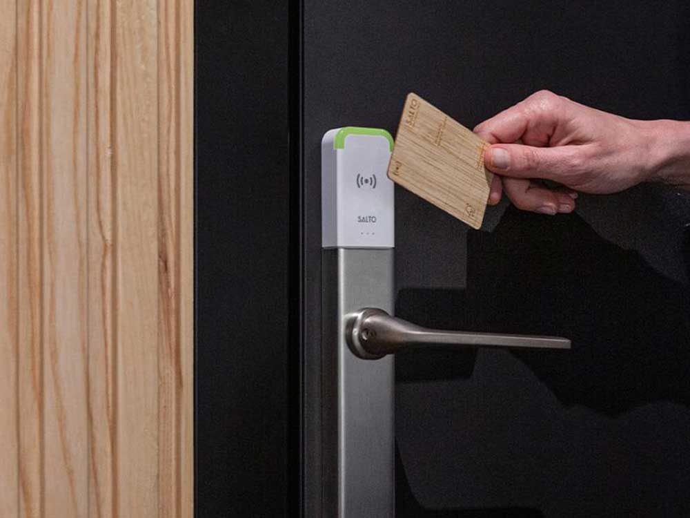 Smart and green access with SALTO’s guest key cards in paper and wood ...