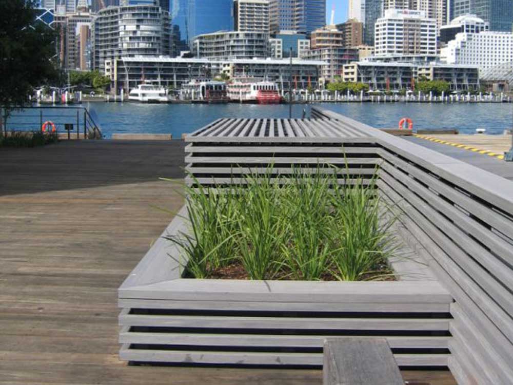 Composite material achieves real timber look at Sydney Wharf ...
