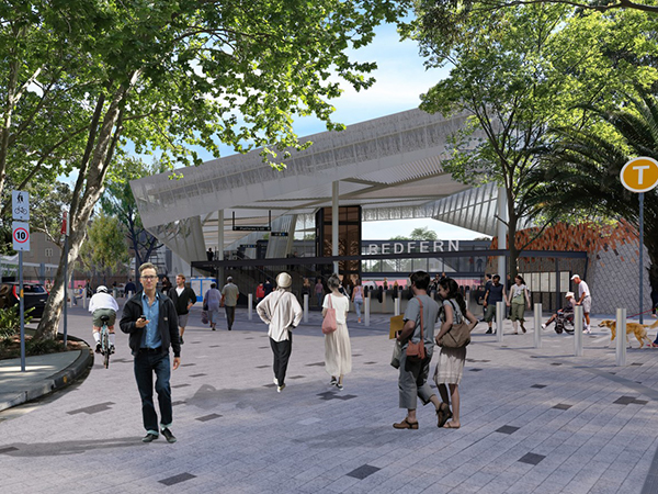 Sneak peek at redesigned Redfern Station | Architecture & Design