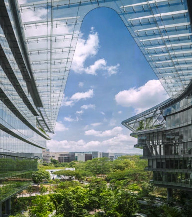 Aedas completes glass Sandcrawler headquarters for Lucasfilm Singapore ...