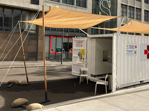Shipping-container coronavirus testing centre trialled in Australia ...