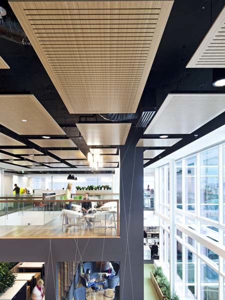 Floating Acoustical Ceiling Acoustic Floating Panel Square | Office
